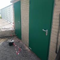 Remplacement de porte coupe feu métallique pour un local électrique ...